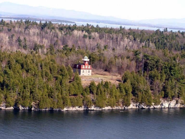 Bluff Point Lighthouse at Valcour Island - Lakes to Locks Passage